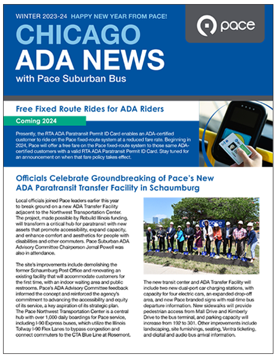 Newsletters | Pace Suburban Bus